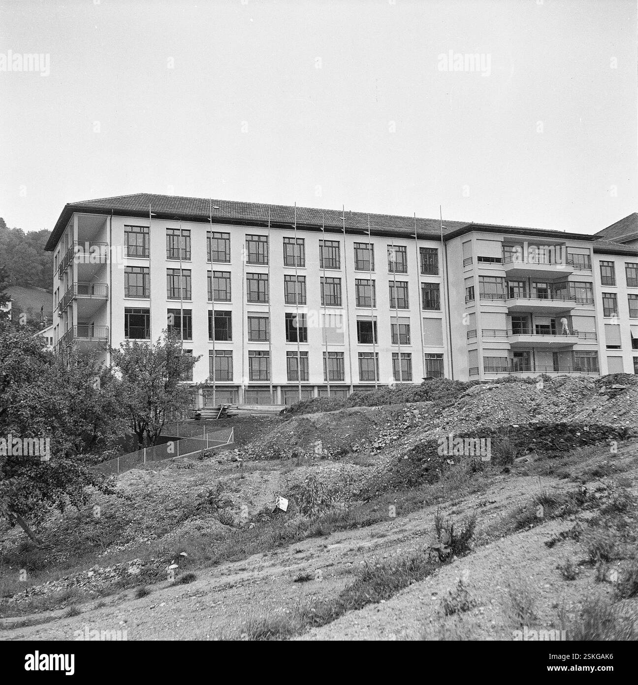 Bezirksspital Biel 1962#Regional Hospital Biel 1962- RDB BY DUKAS Stock ...