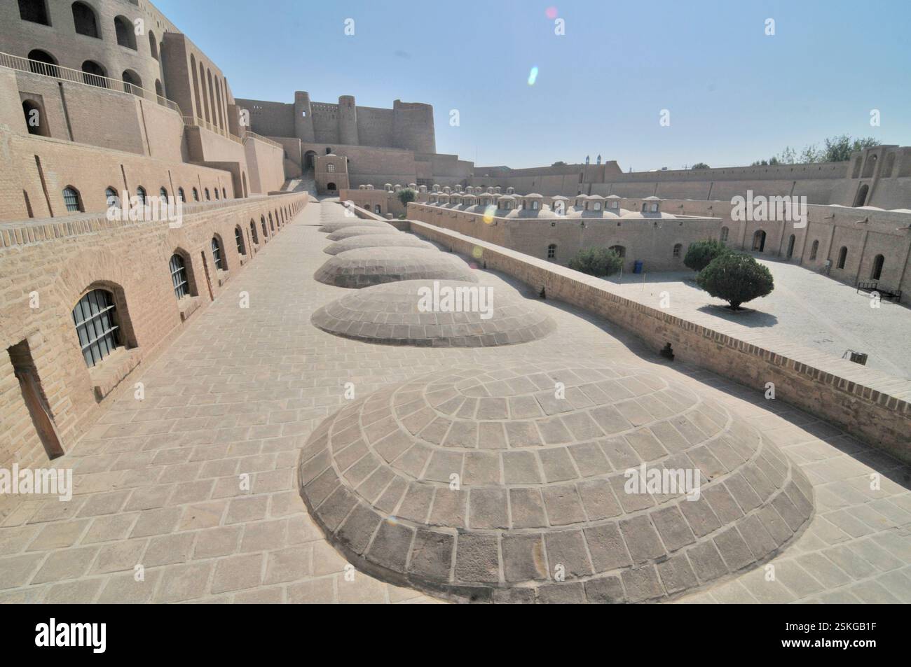 The Qala Ikhtyaruddin or Citadel of Herat fort located in the center of ...