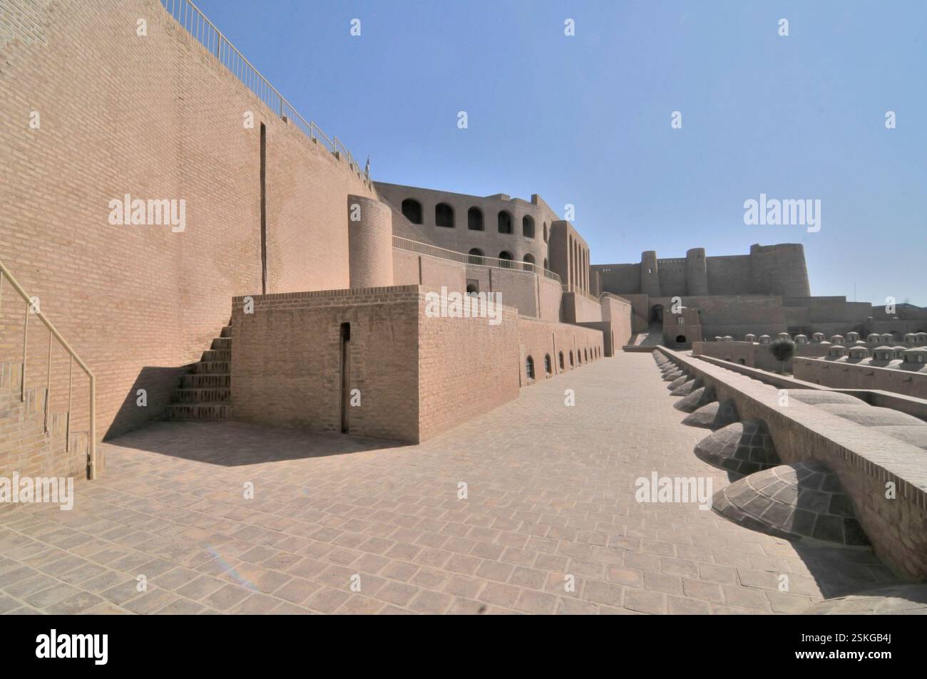 The Qala Ikhtyaruddin or Citadel of Herat fort located in the center of ...