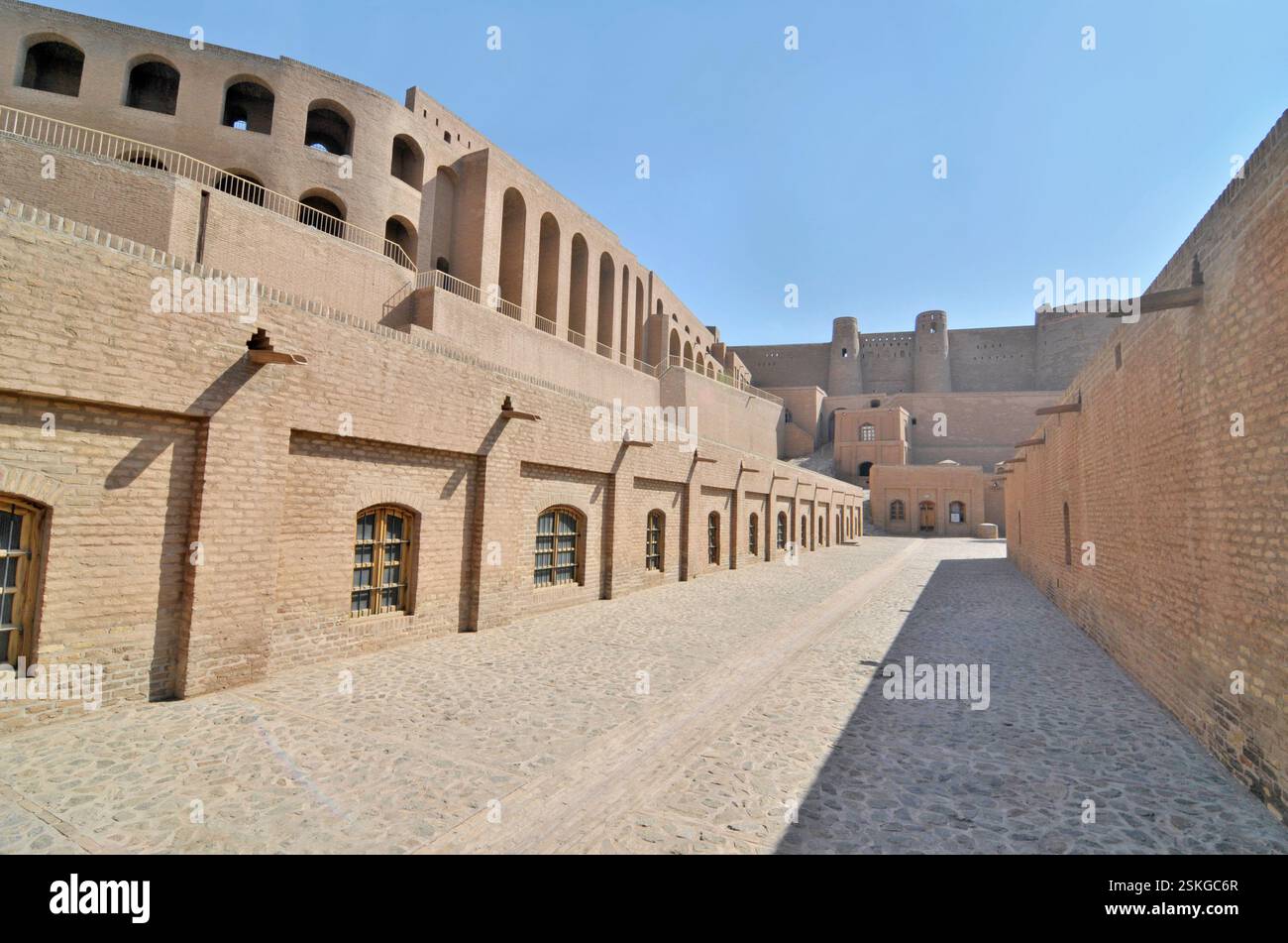 The Qala Ikhtyaruddin or Citadel of Herat fort located in the center of ...