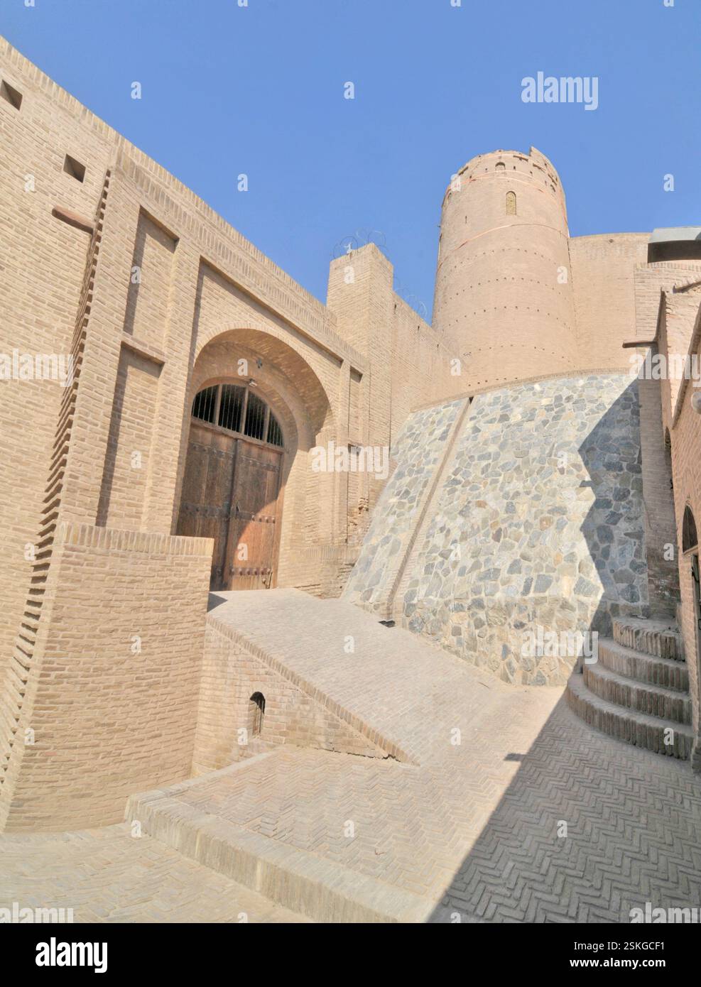 The Qala Ikhtyaruddin or Citadel of Herat fort located in the center of ...