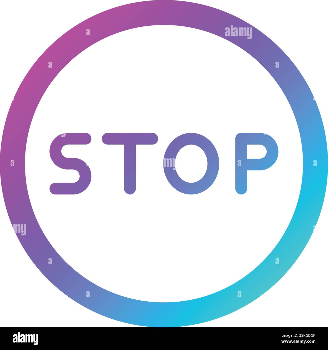 Stop Vector Icon Design Illustration Stock Vector Image & Art - Alamy