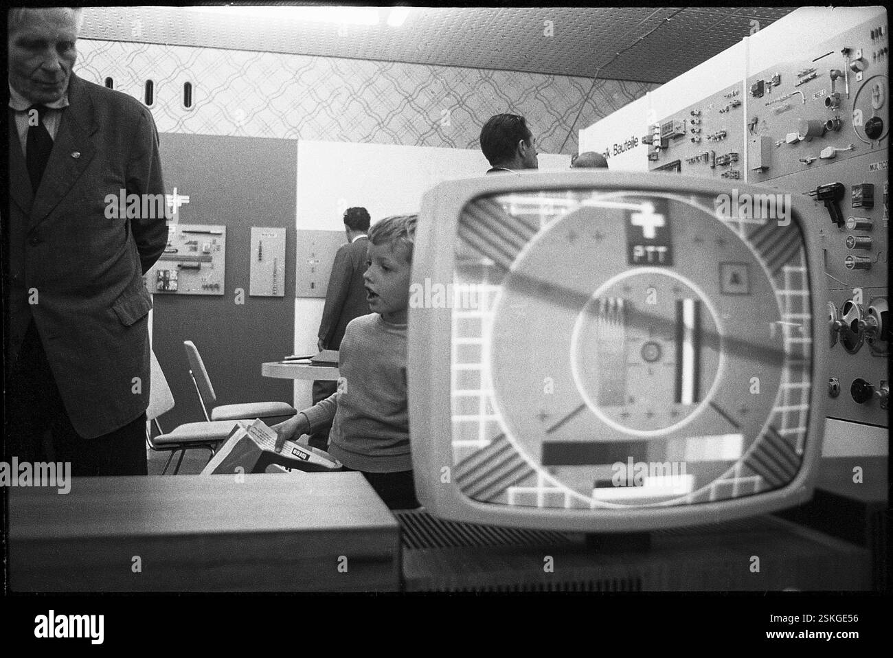 Testbild Schweizer Fernsehen#swiss tv test pattern--- Fera 1965 ...