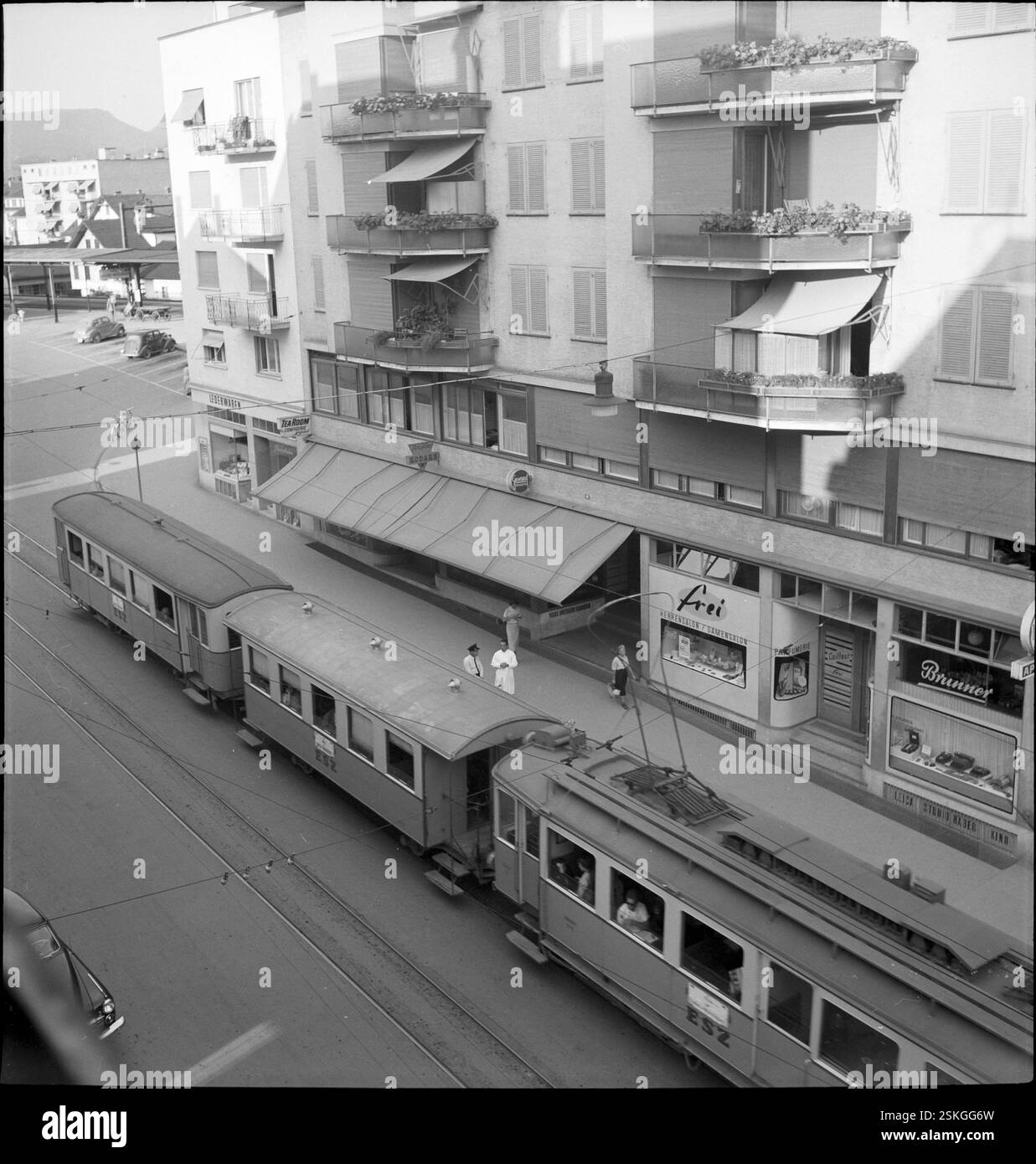 Strassenbahn Zug - Ägeri - Menzingen 1950#Tram Zug - Ägeri - Menzingen ...