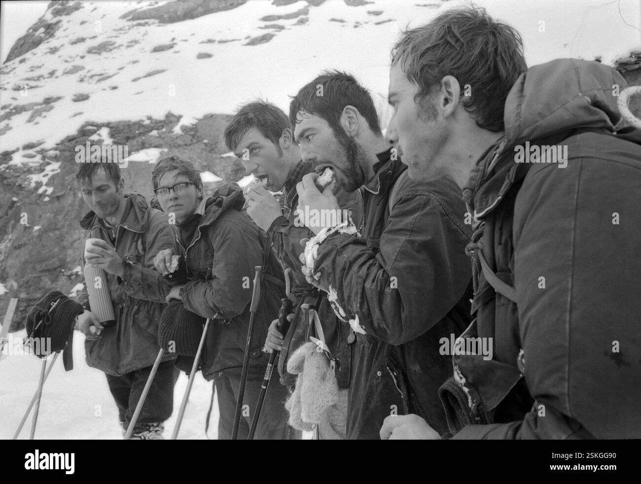 Erfolgreiche Eiger-Nordwand Besteigung 1970: Rückkehr der fünf ...