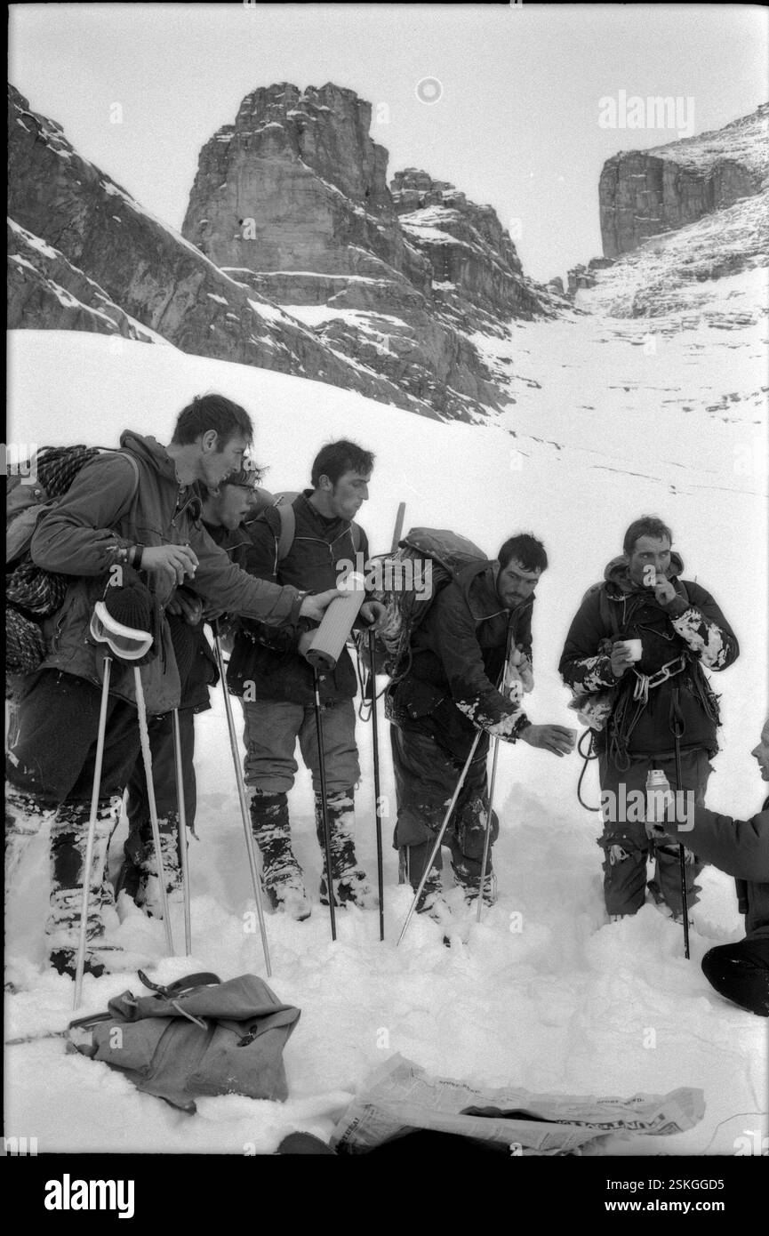 Erfolgreiche Eiger-Nordwand Besteigung 1970: Rückkehr der fünf ...