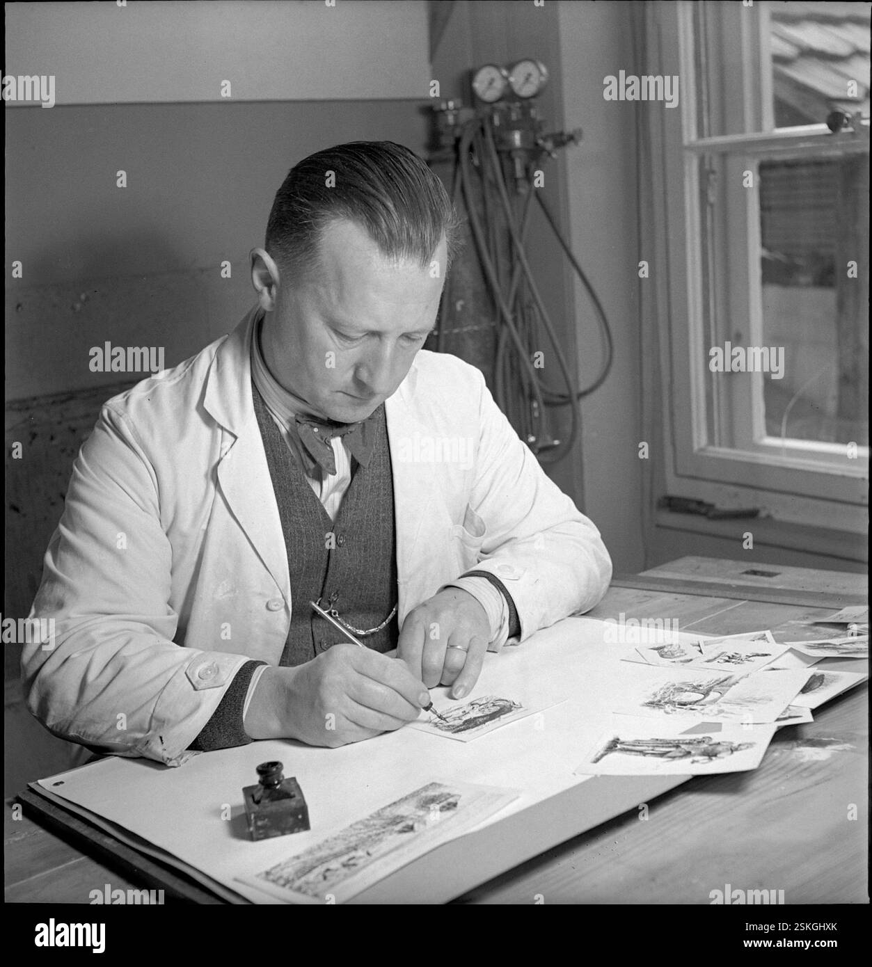 Herstellung einer Karte, Kümmerly + Frey 1940#Kümmerly + Frey map ...