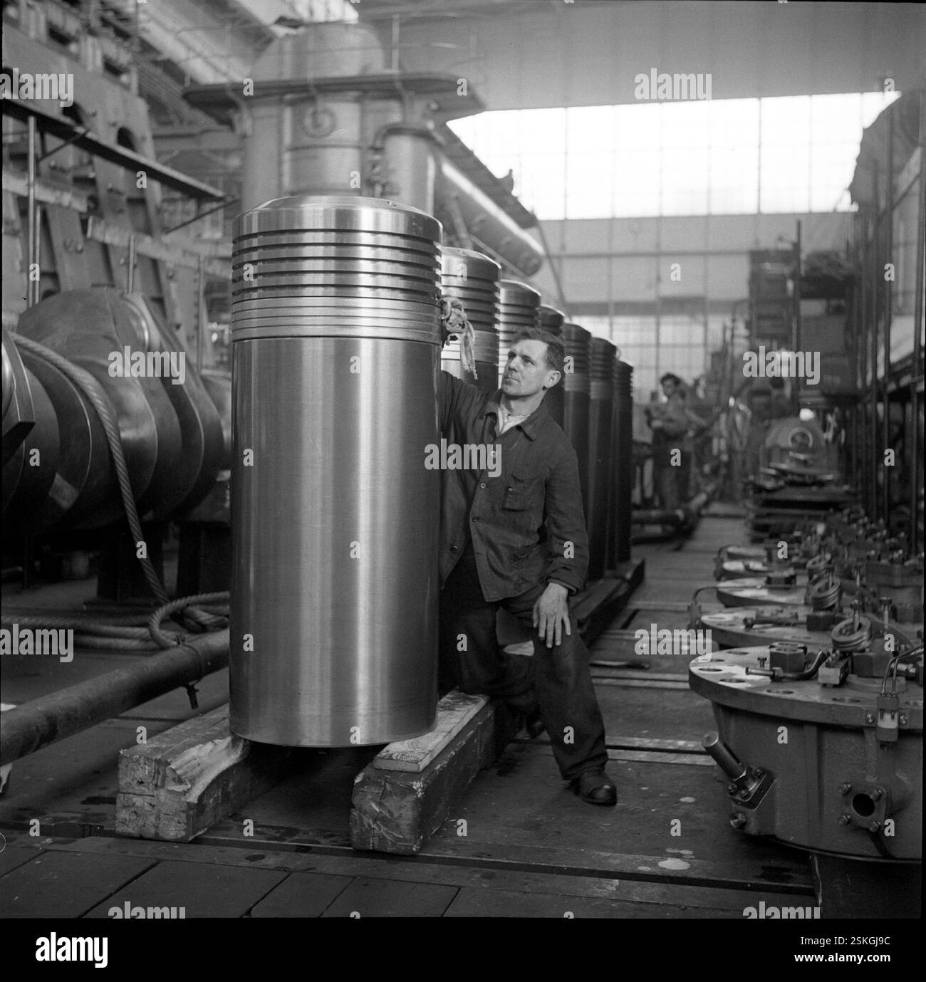 Sulzer Maschinenfabrik Winterthur 1940#Sulzer engineering works ...