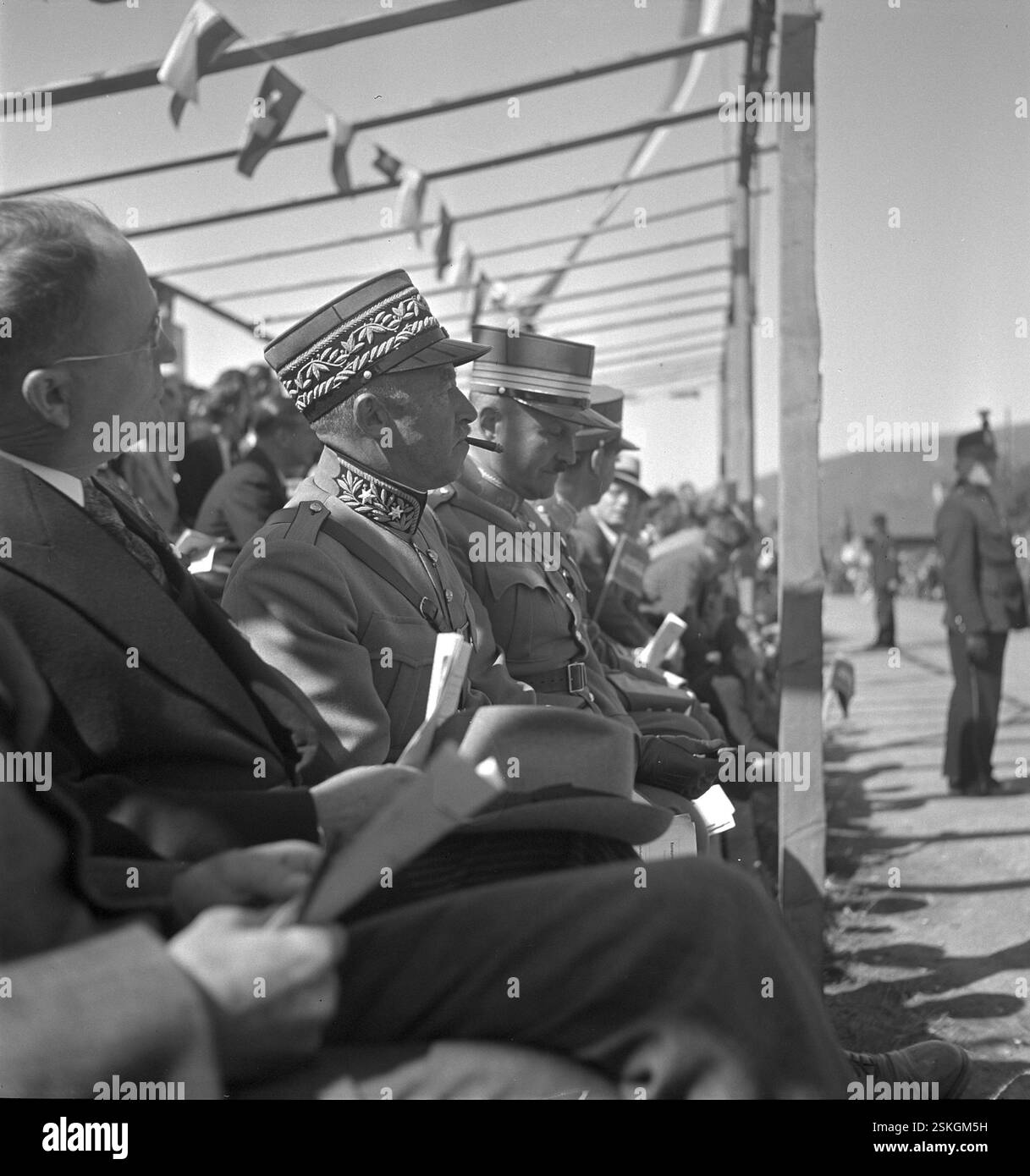 Schweizer Rad-Meisterschaft, Oftringen, 1940: Militärische Präsenz am ...