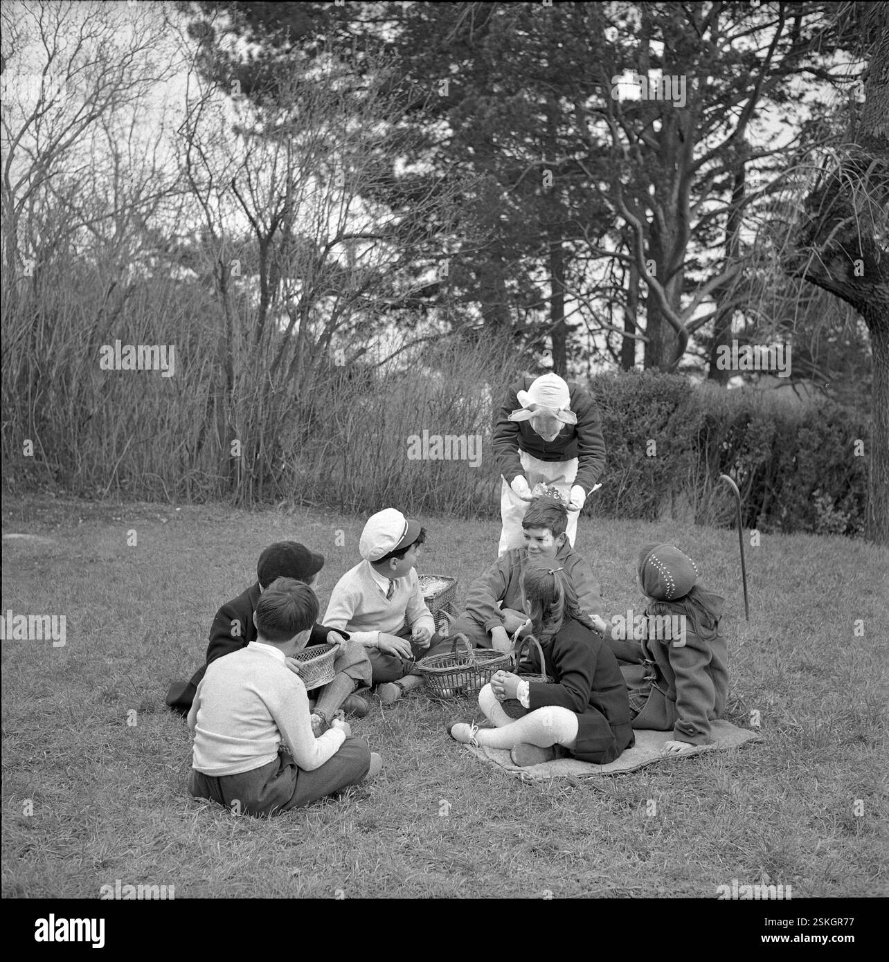 Osterhase--- Der Osterhasen-Besuch in Grandvaux 1958#Visit of the ...