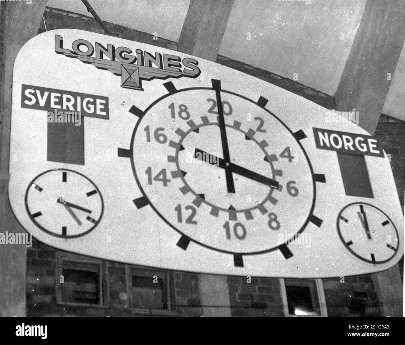 Olympische Winterspiele von Oslo, 1952: Longines Stadionuhr#Olympic ...