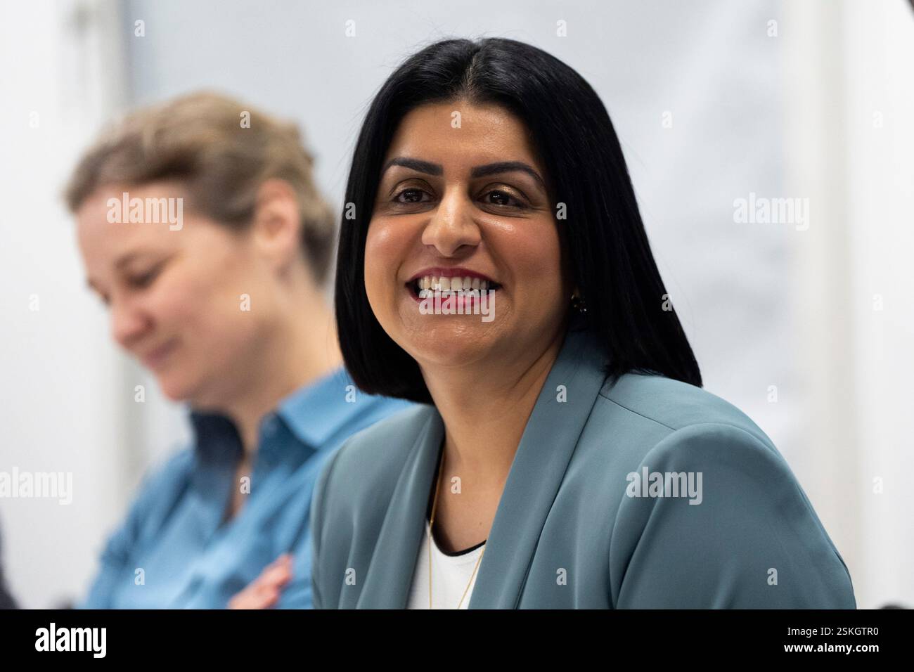 Justice Secretary Shabana Mahmood during a roundtable discussion before ...
