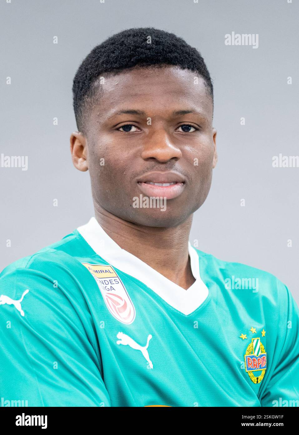 A team photo session of SK Rapid in Vienna, Austria, on Friday, 7 ...