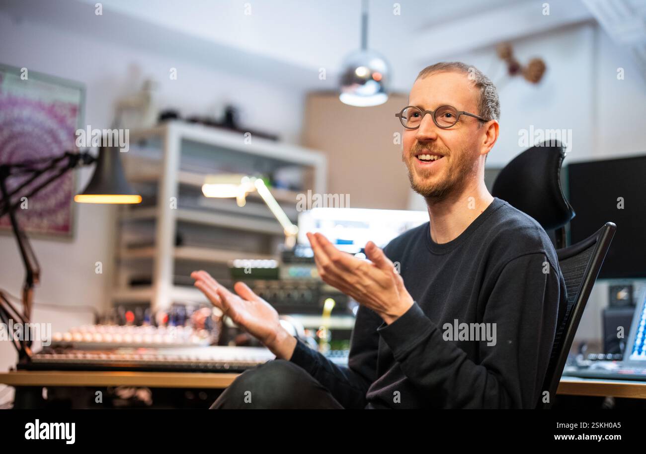 The musician Dorian Concept on Wednesday, 22 January 2025, during an ...