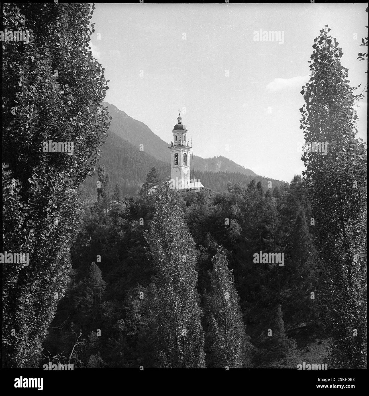 Kirche St. Moritz 1953#St. Moritz, church 1953- RDB BY DUKAS Stock ...