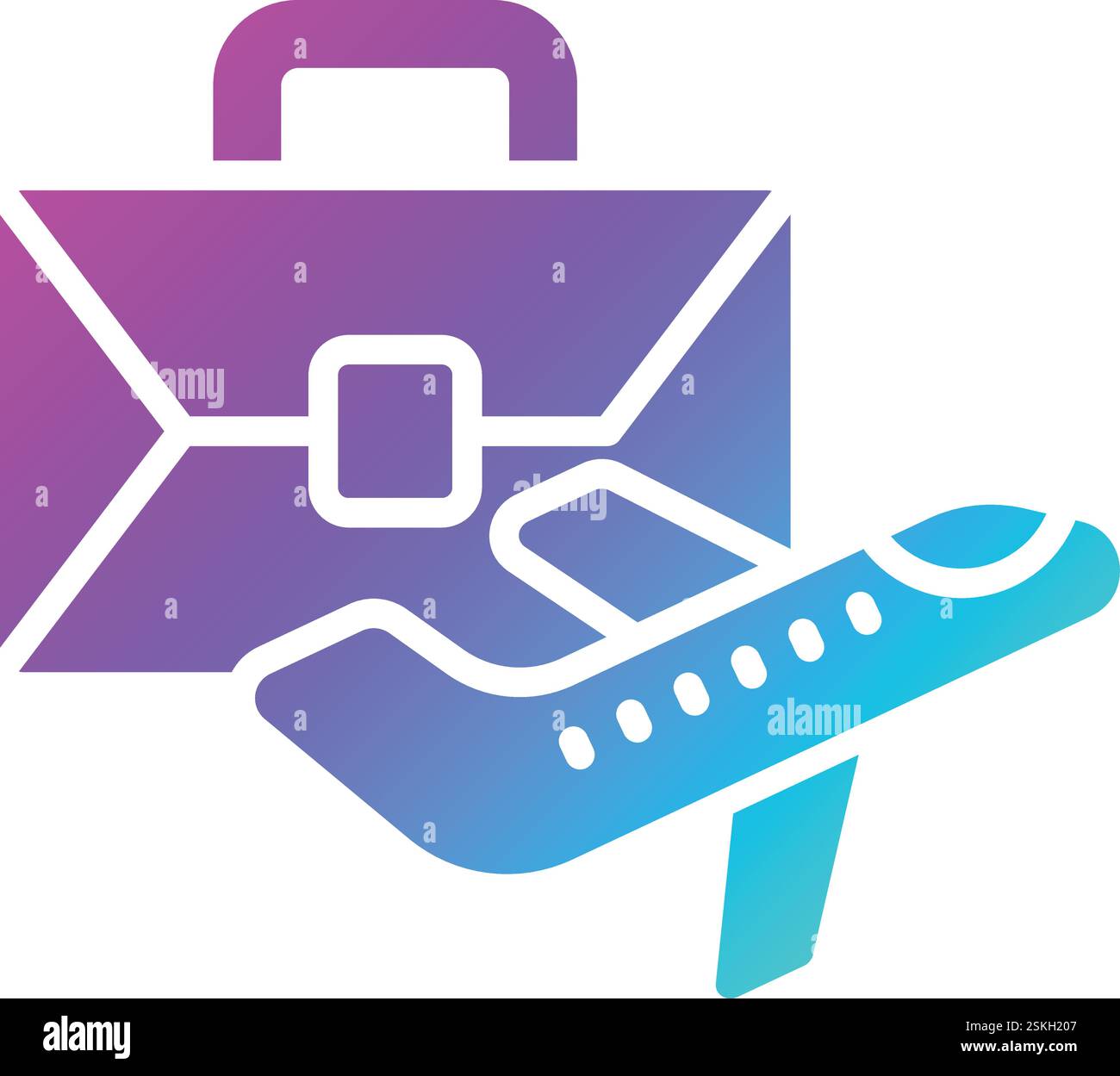 Business Trip Vector Icon Design Illustration Stock Vector Image & Art ...