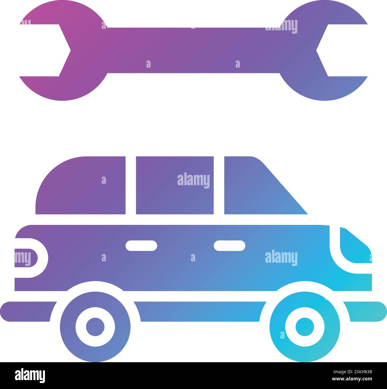 Car service Vector Icon Design Illustration Stock Vector Image & Art ...