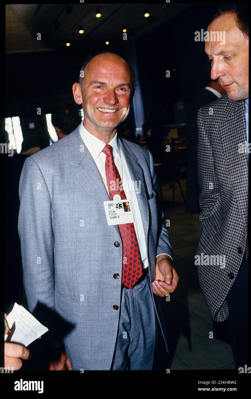 Ferdinand Piëch am WEF in Davos, 1993#Ferdinand Piëch at the WEF in ...