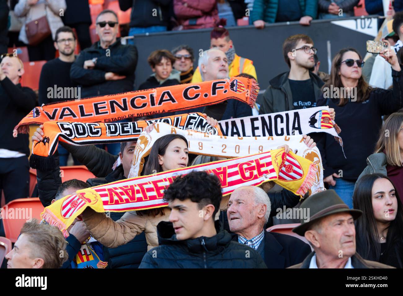 Valencia cf flags hi-res stock photography and images - Alamy