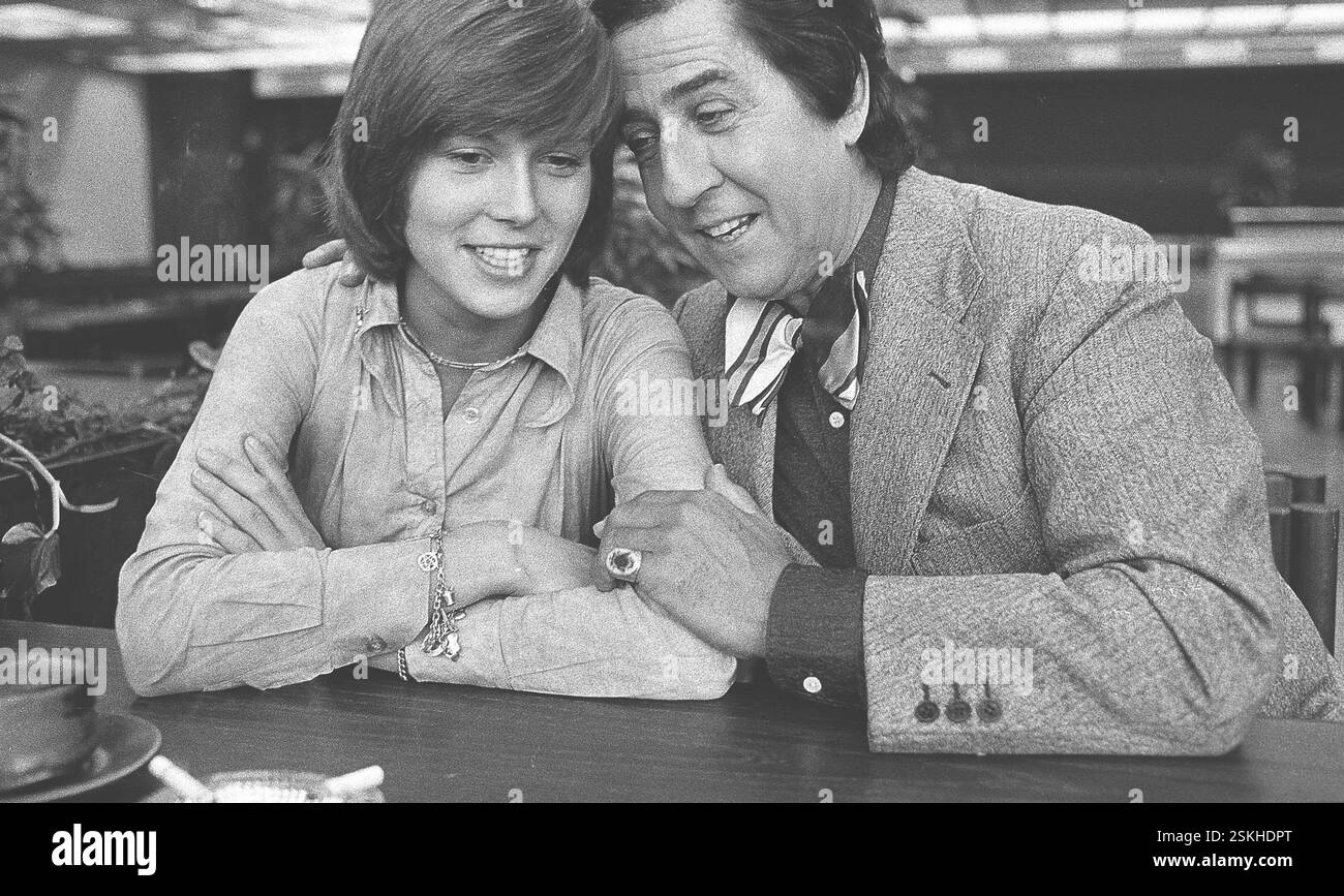 Nicole und Vico Torriani, 1974#Nicole und Vico Torriani, 1974 Stock ...