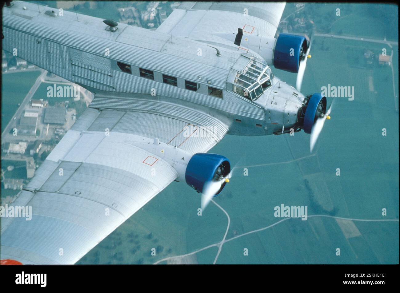 Militärflugzeug Junkers JU-52#Military aircraft Junkers JU-52 Stock ...