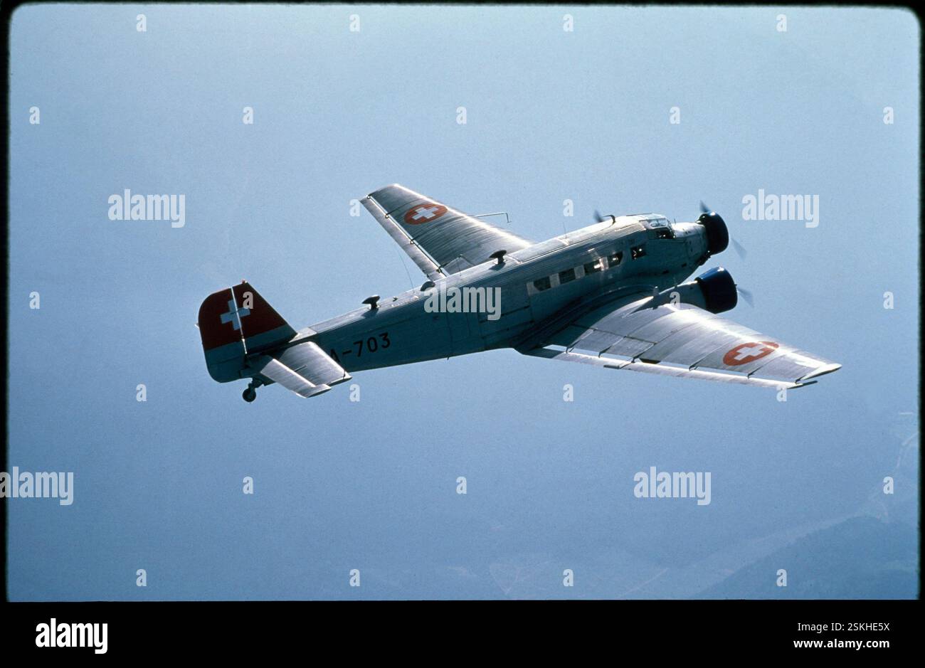 Militärflugzeug Junkers JU-52#Military aircraft Junkers JU-52 Stock ...