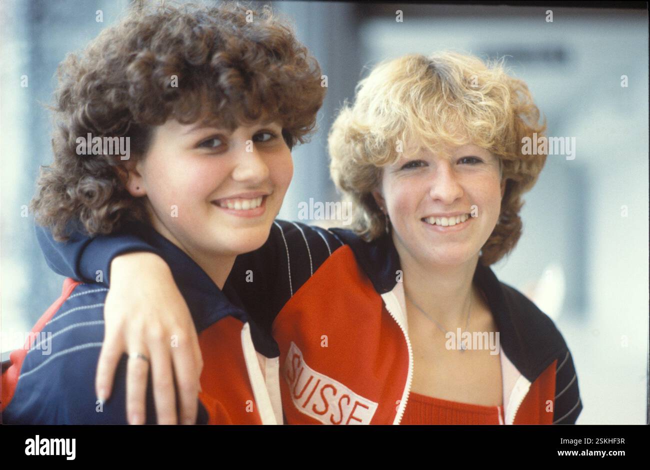 Edith Boss und Karin Singer 1984#Edith Boss and Karin Singer 1984 Stock ...