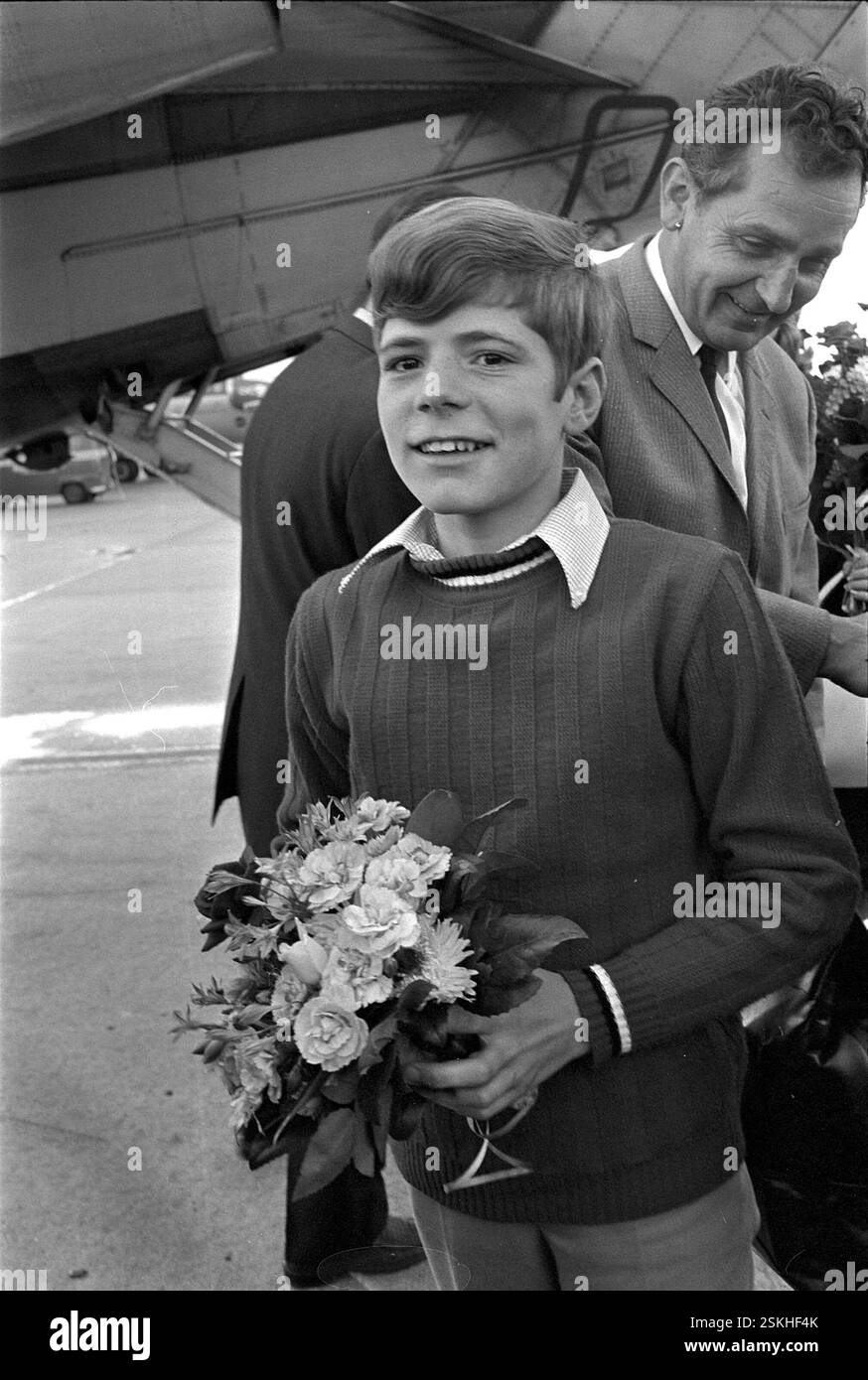 Kinderstar Heintje Simon zu Besuch in Zürich 1969#Child star Heintje ...