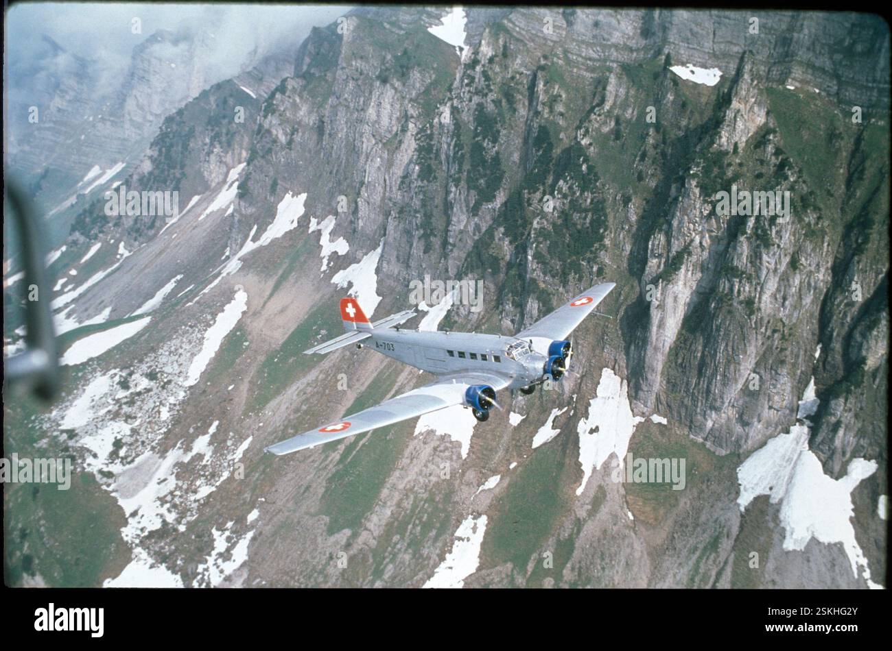 Militärflugzeug Junkers JU-52#Military aircraft Junkers JU-52 Stock ...