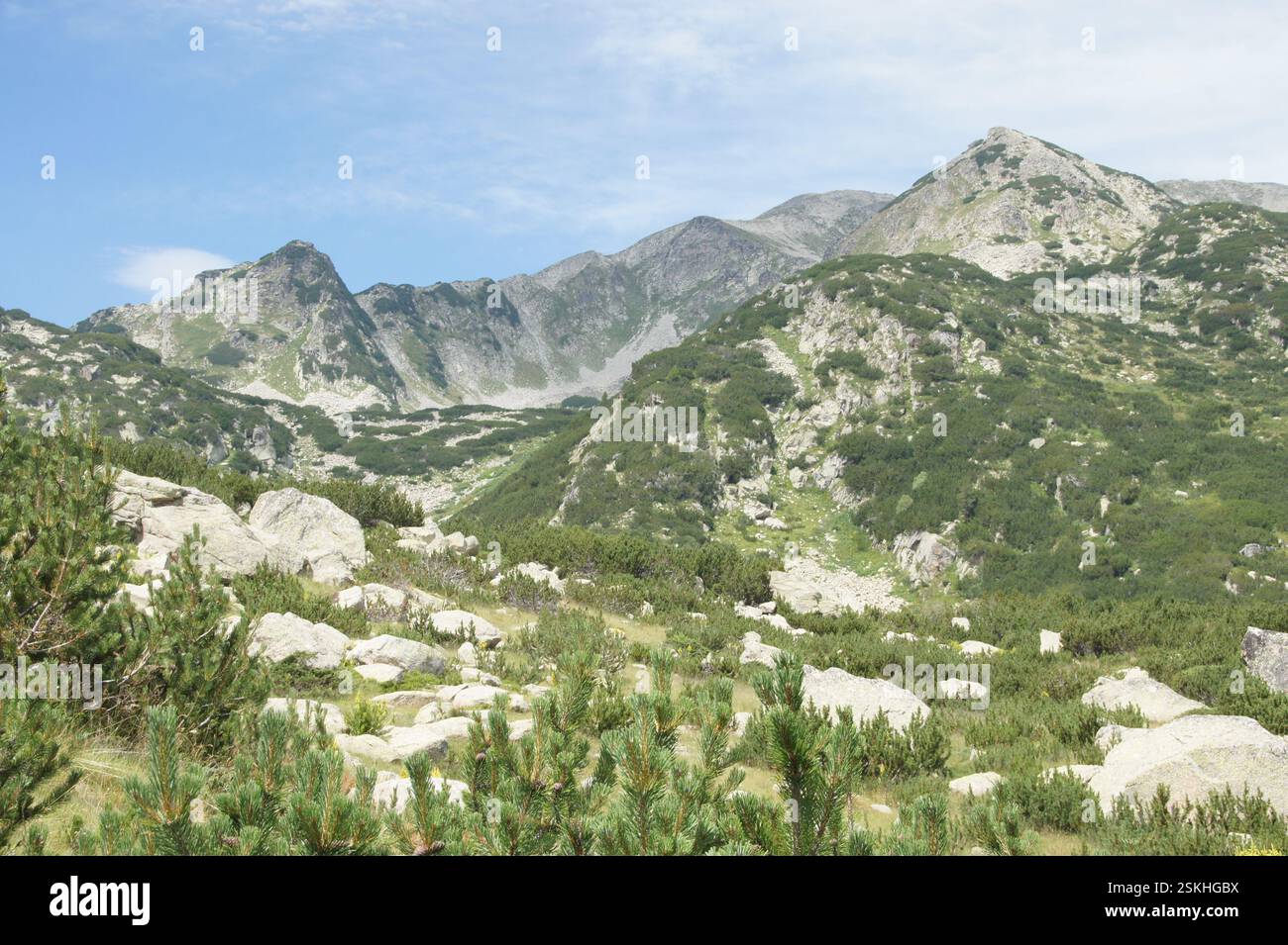 BULGARIA Pirin Mountains, a magnificent mountain range with rocky ...