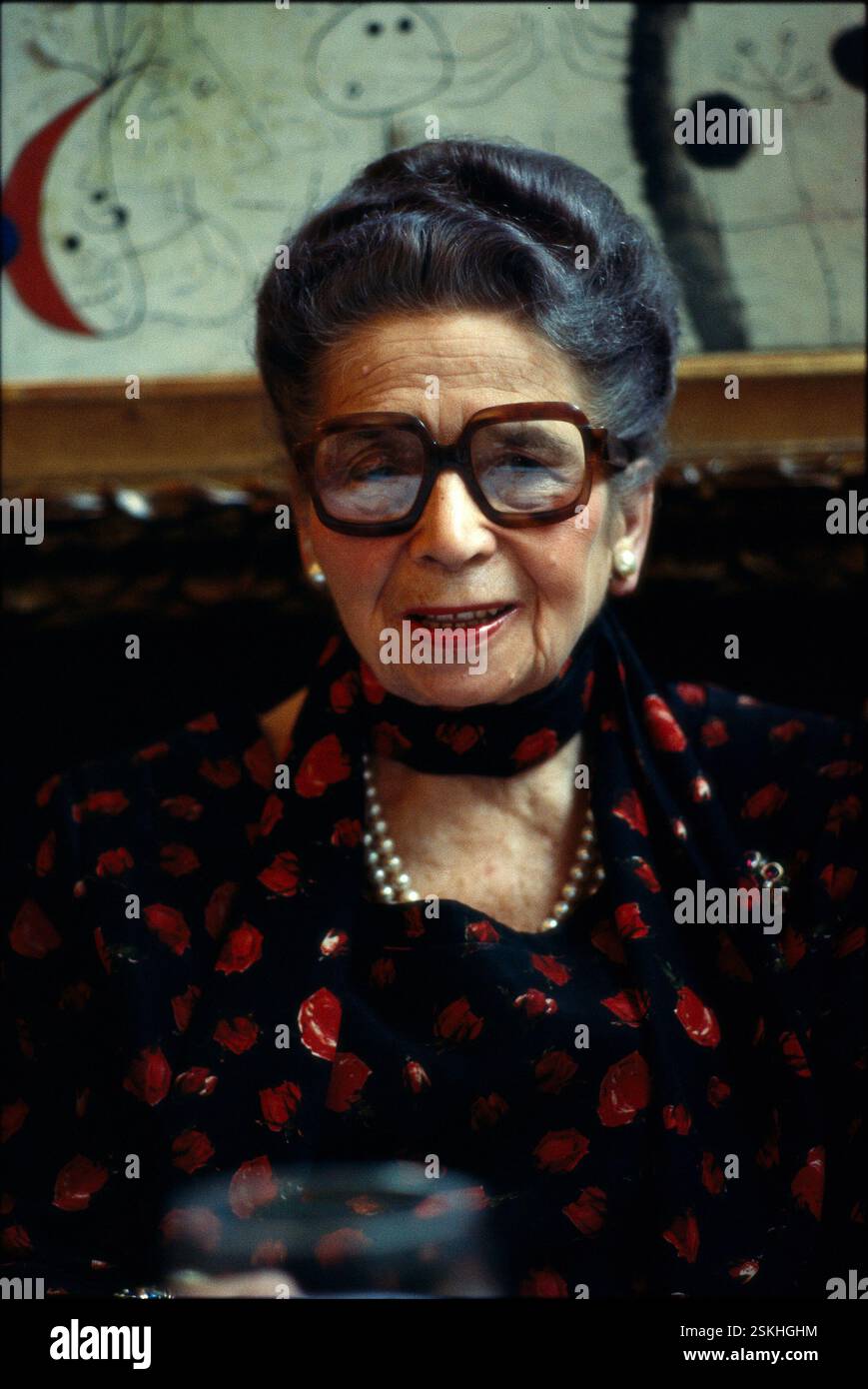 Hulda Zumsteg in der Kronenhalle, 1978#Hulda Zumsteg at Kronenhalle ...
