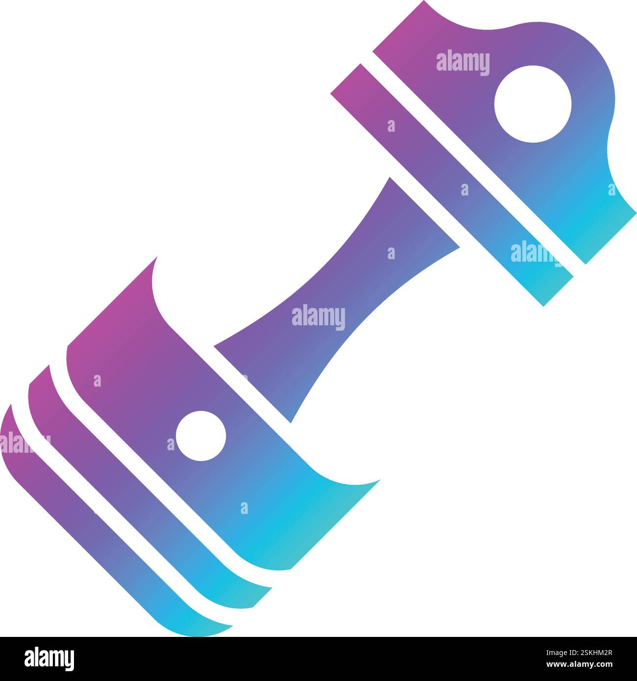 Piston Vector Icon Design Illustration Stock Vector Image & Art - Alamy