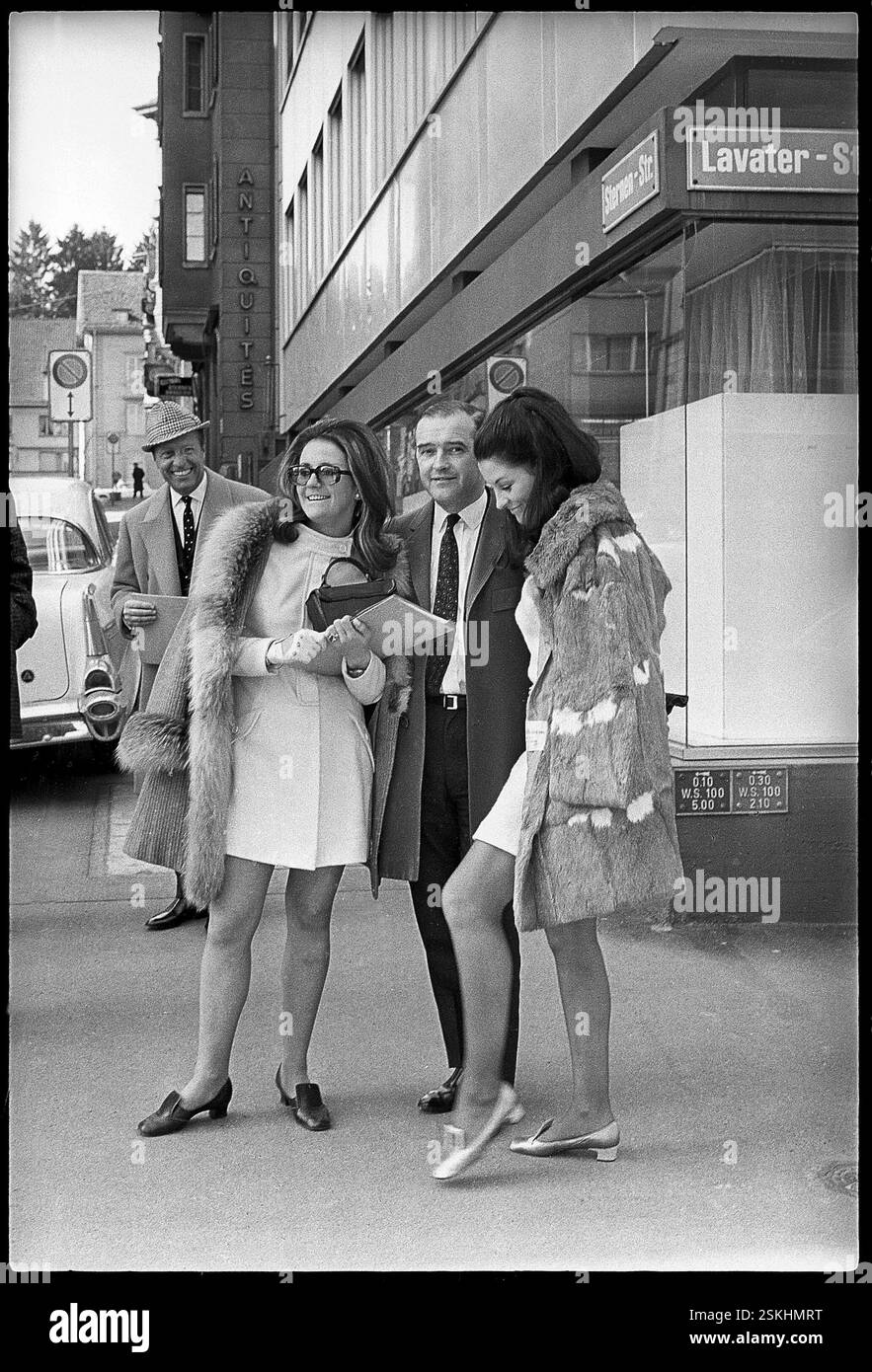 Miss Schweiz 1968, Jeanette Biffiger (re)#Miss Switzerland 1968 ...