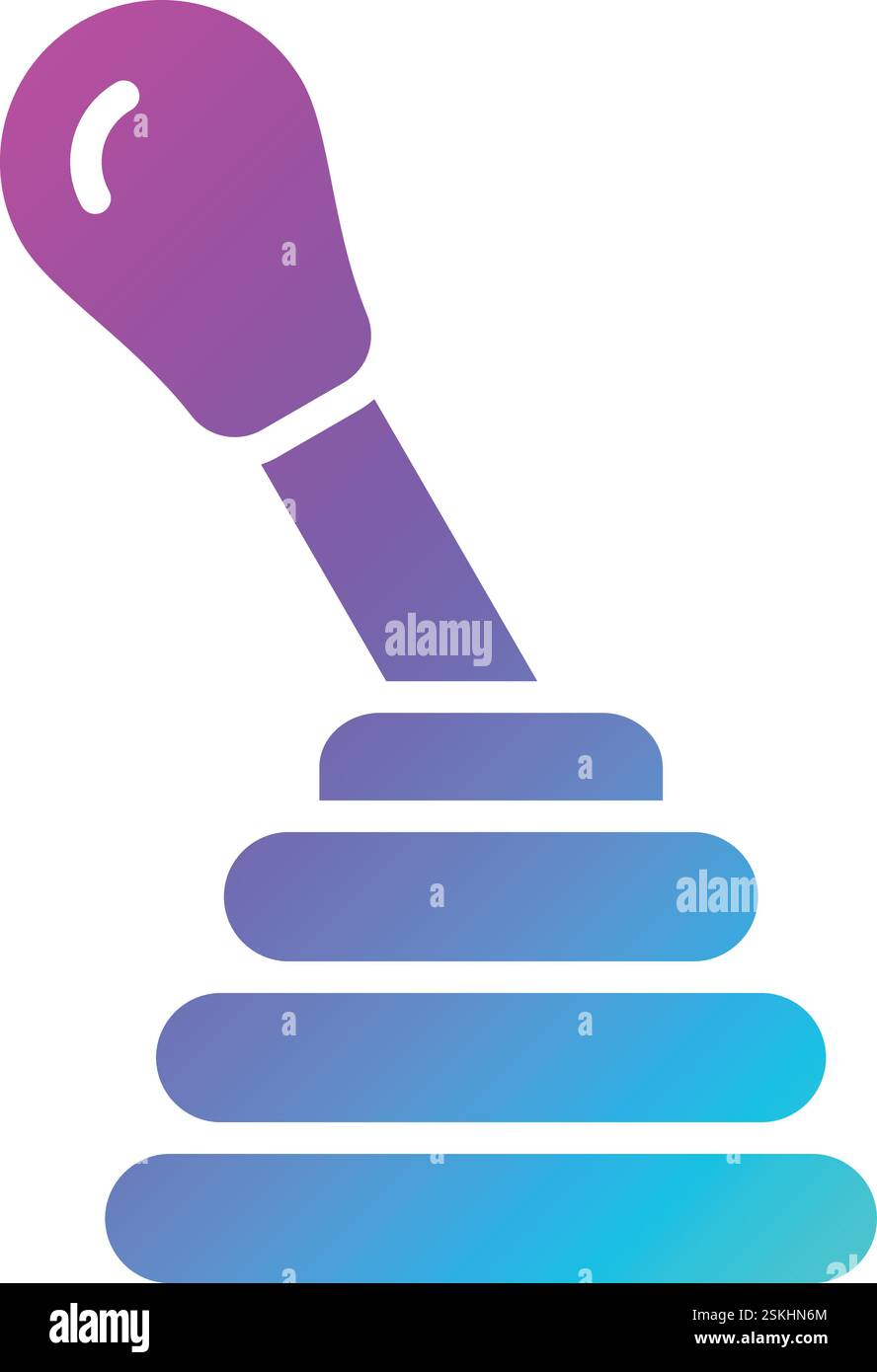 Shift stick line vector Cut Out Stock Images & Pictures - Alamy