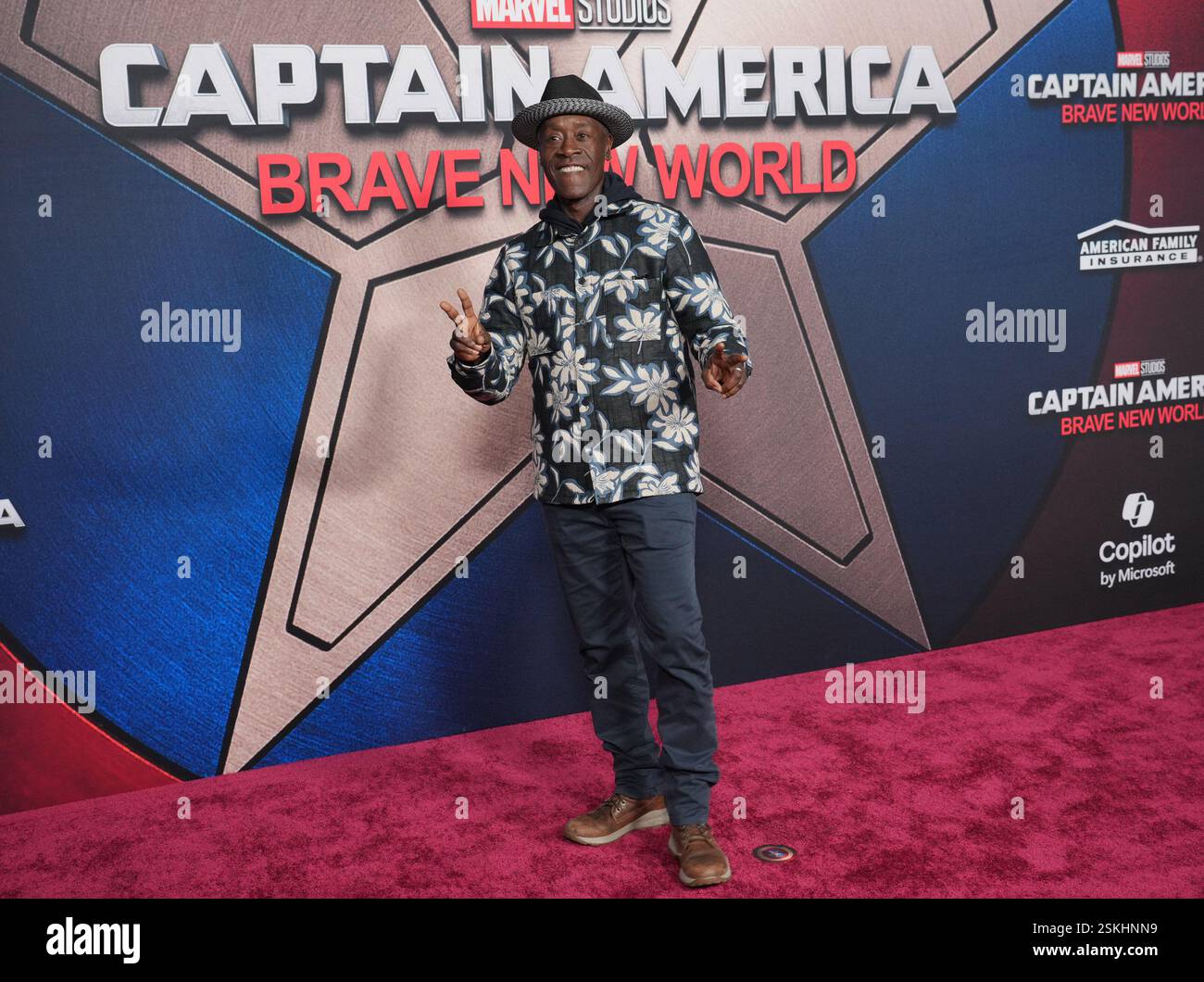 Los Angeles, USA. 11th Feb, 2025. Don Cheadle arrives at the Marvel ...