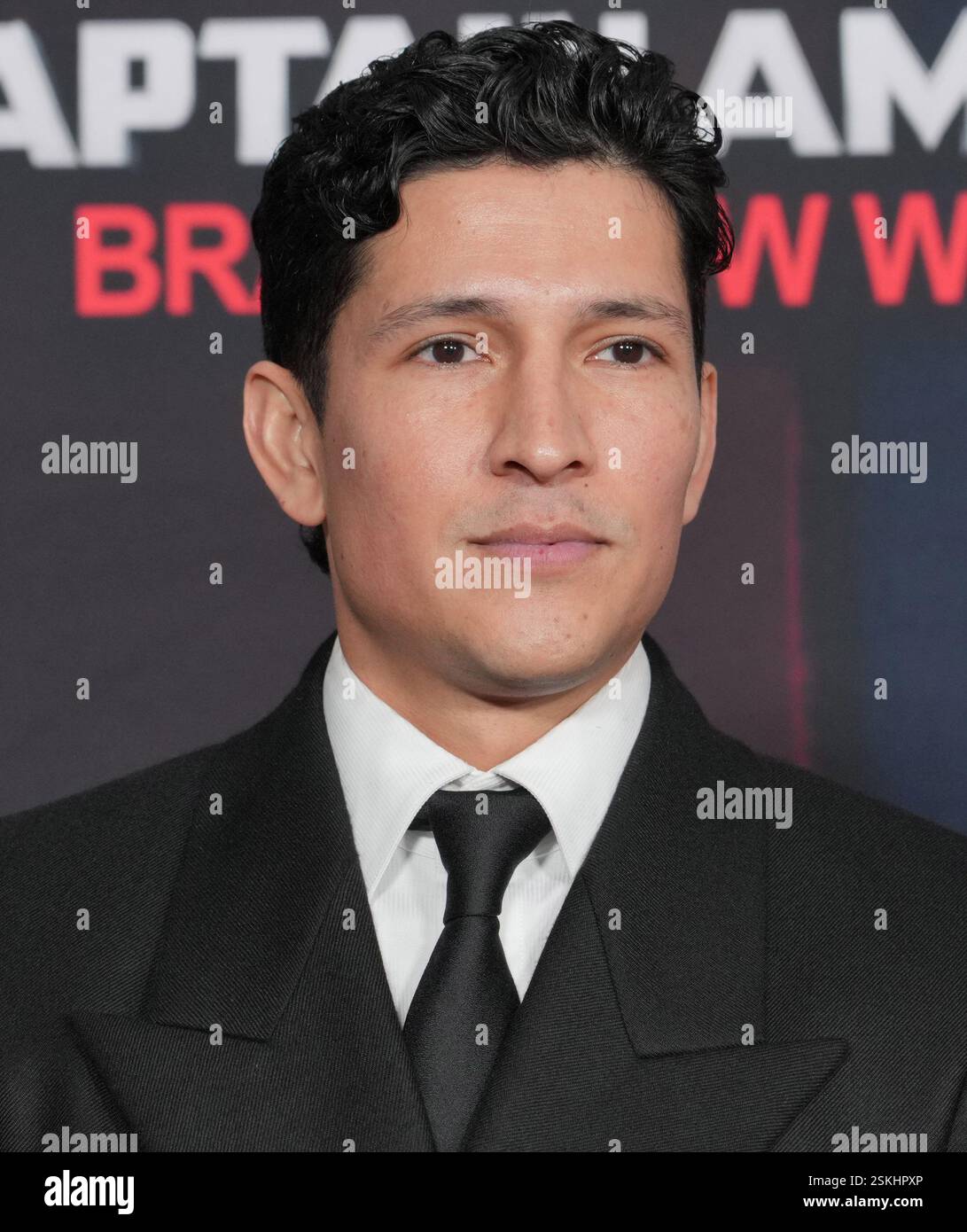 Los Angeles, USA. 11th Feb, 2025. Danny Ramirez arrives at the Marvel ...