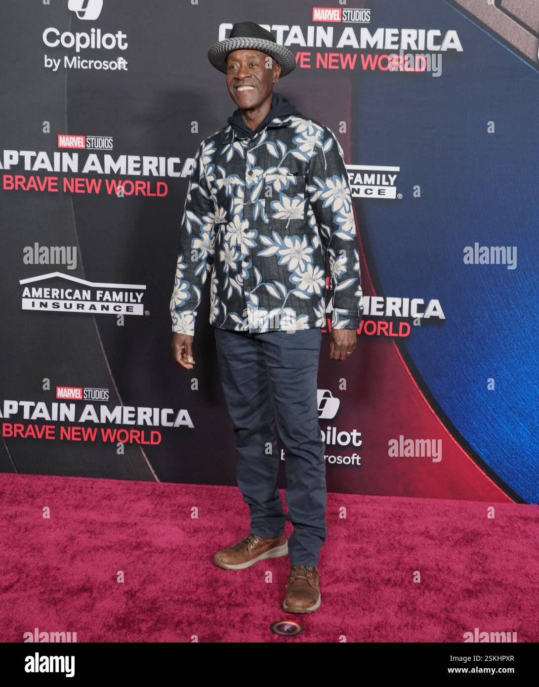 Los Angeles, USA. 11th Feb, 2025. Don Cheadle arrives at the Marvel ...