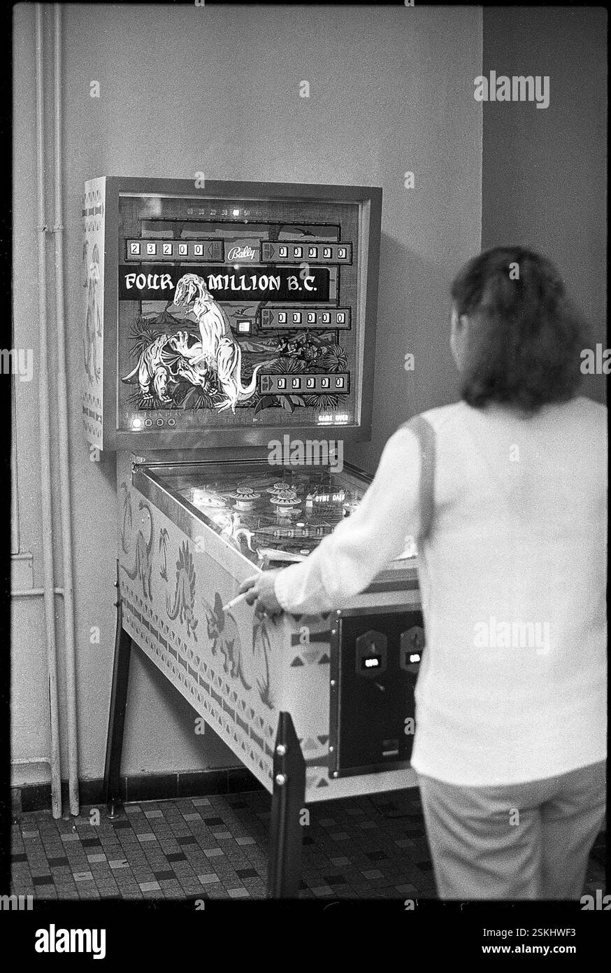 Human pinball Black and White Stock Photos & Images - Alamy