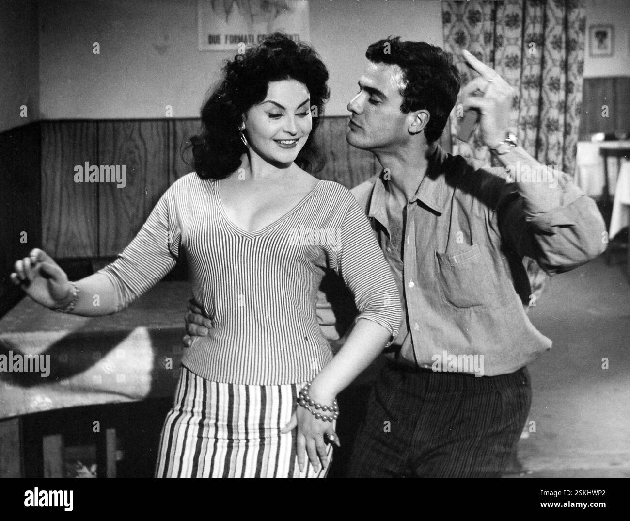 Angela Luce, Spiros Focas in "Morte di un Amico" 1959#Angela Luce ...