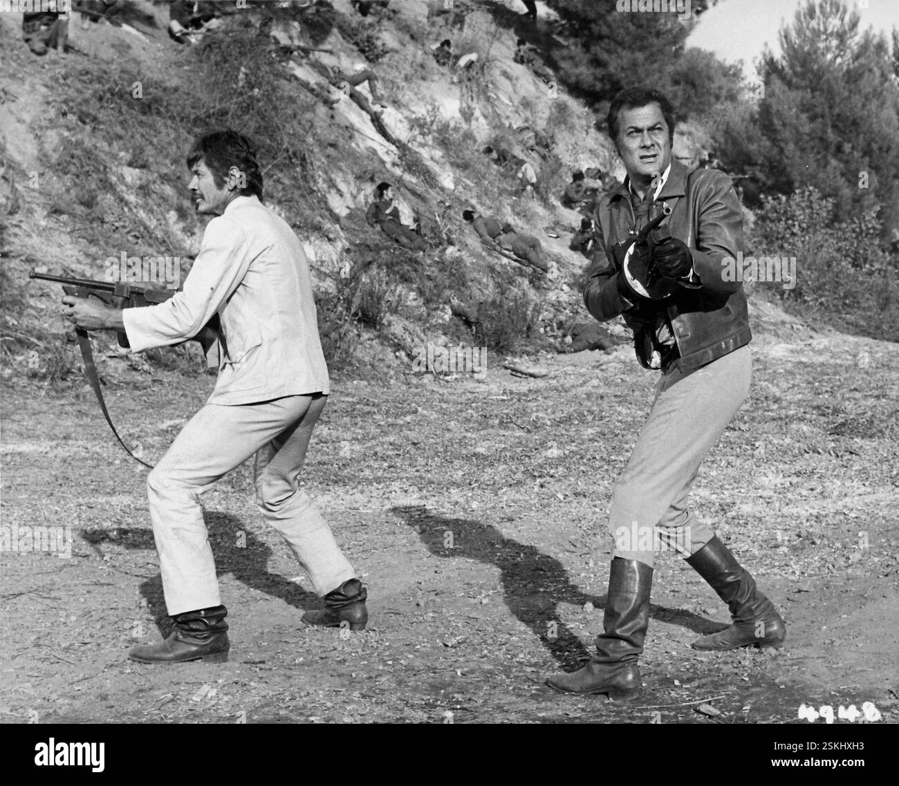 Charles Bronson, Tony Curtis in "You Can't Win 'Em All" 1970#Charles ...