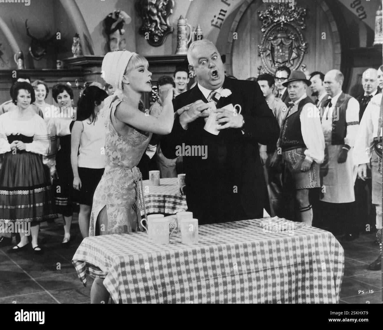 Elke Sommer, John Banner in "The Wicked Dreams of Paula Schultz" 1967# ...