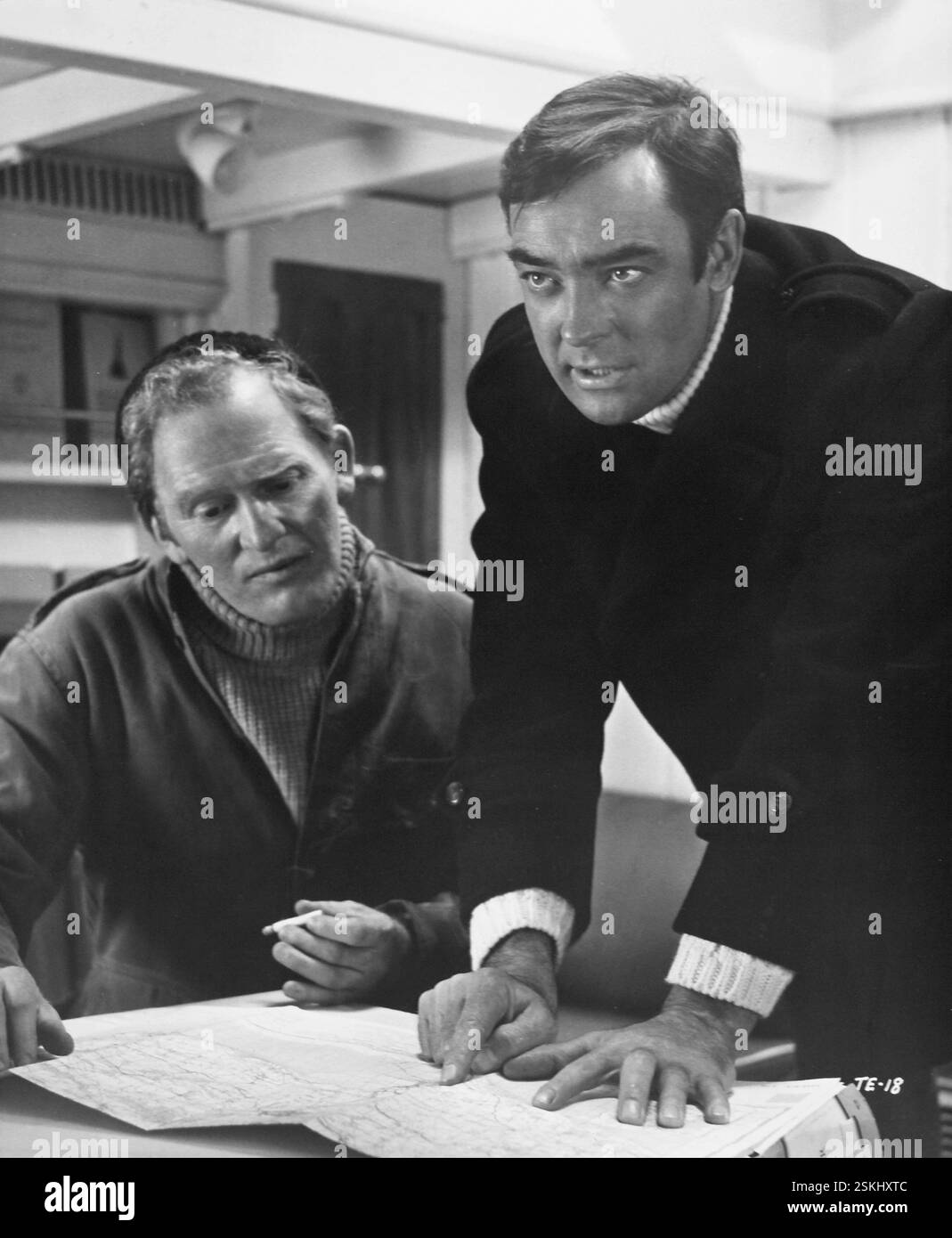 Gordon Jackson, Richard Johnson in "Danger Route" 1968#Gordon Jackson ...
