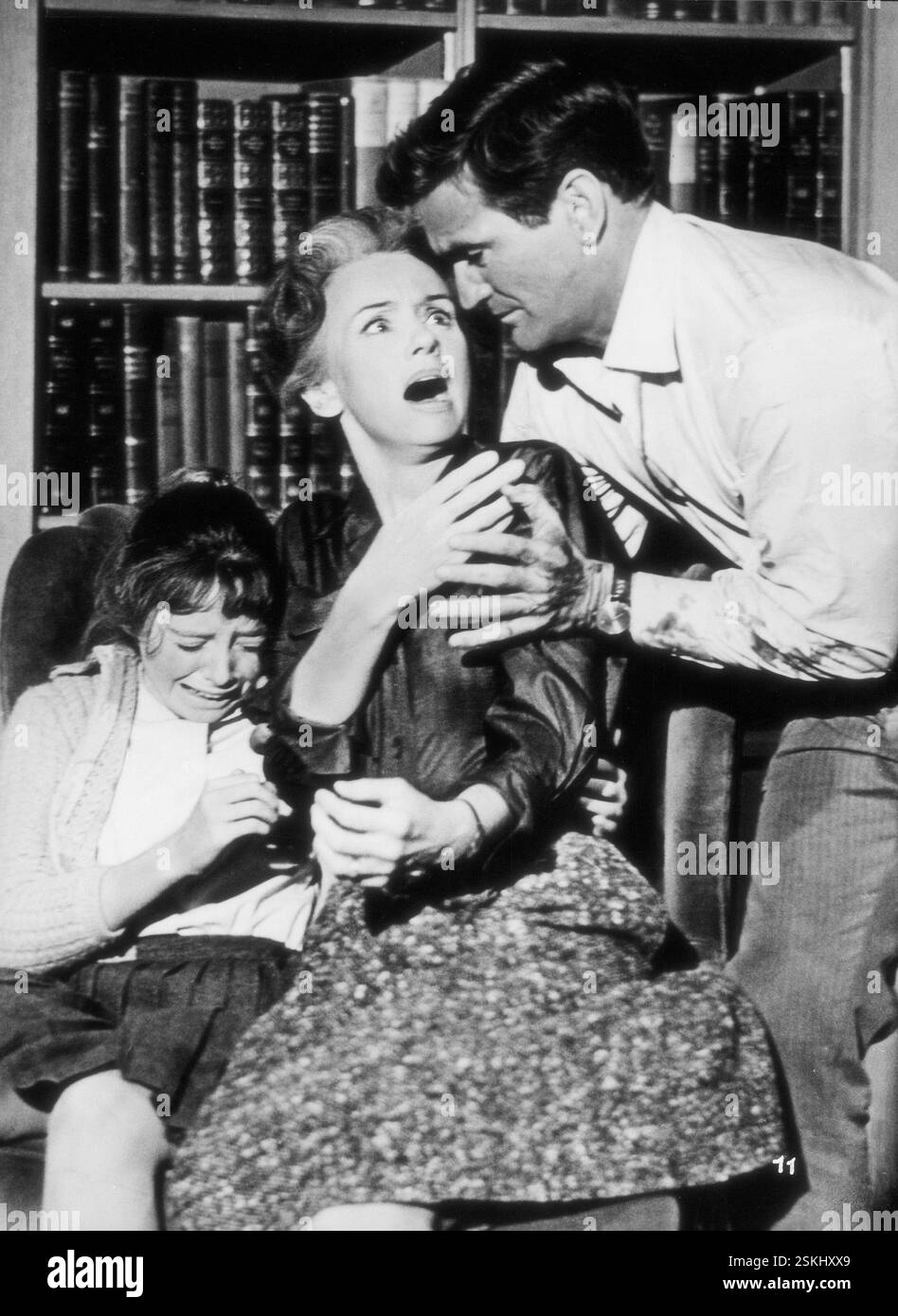 Veronica Cartwright, Jessica Tandy, Rod Taylor in "The Birds" 1963# ...