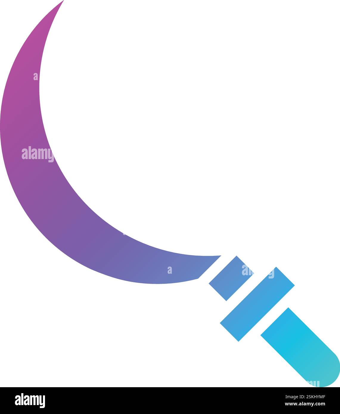 Sickle Vector Icon Design Illustration Stock Vector Image & Art - Alamy