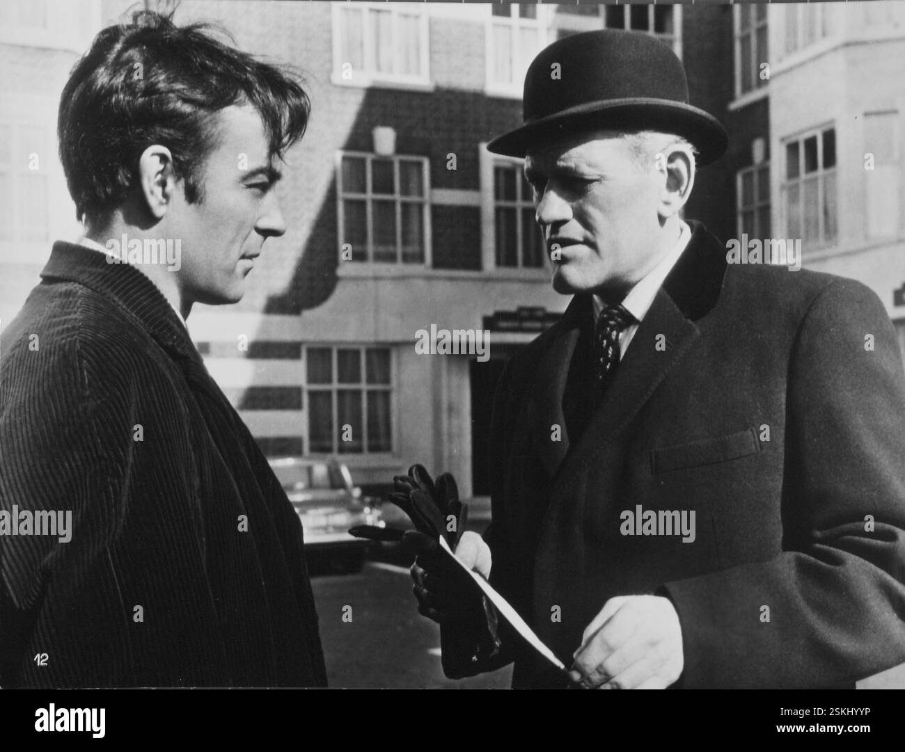 Richard Johnson, Harry Andrews in "Danger Route" 1968#Richard Johnson, Harry Andrews in "Danger ...