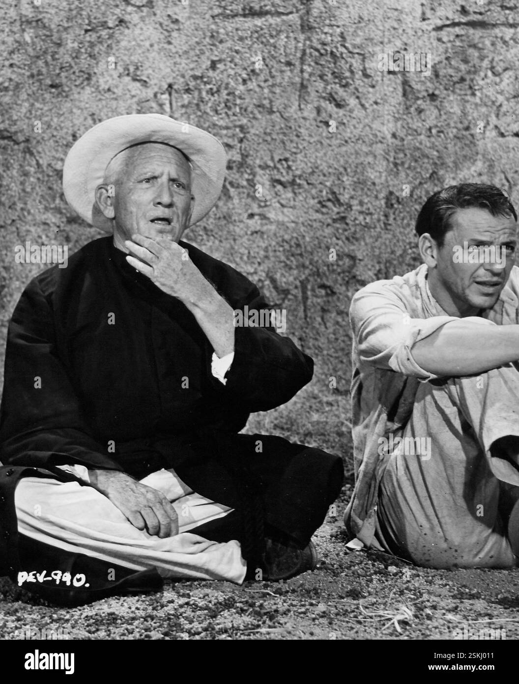 Spencer Tracy, Frank Sinatra in "The Devil at 4 O'clock" 1961#Spencer ...