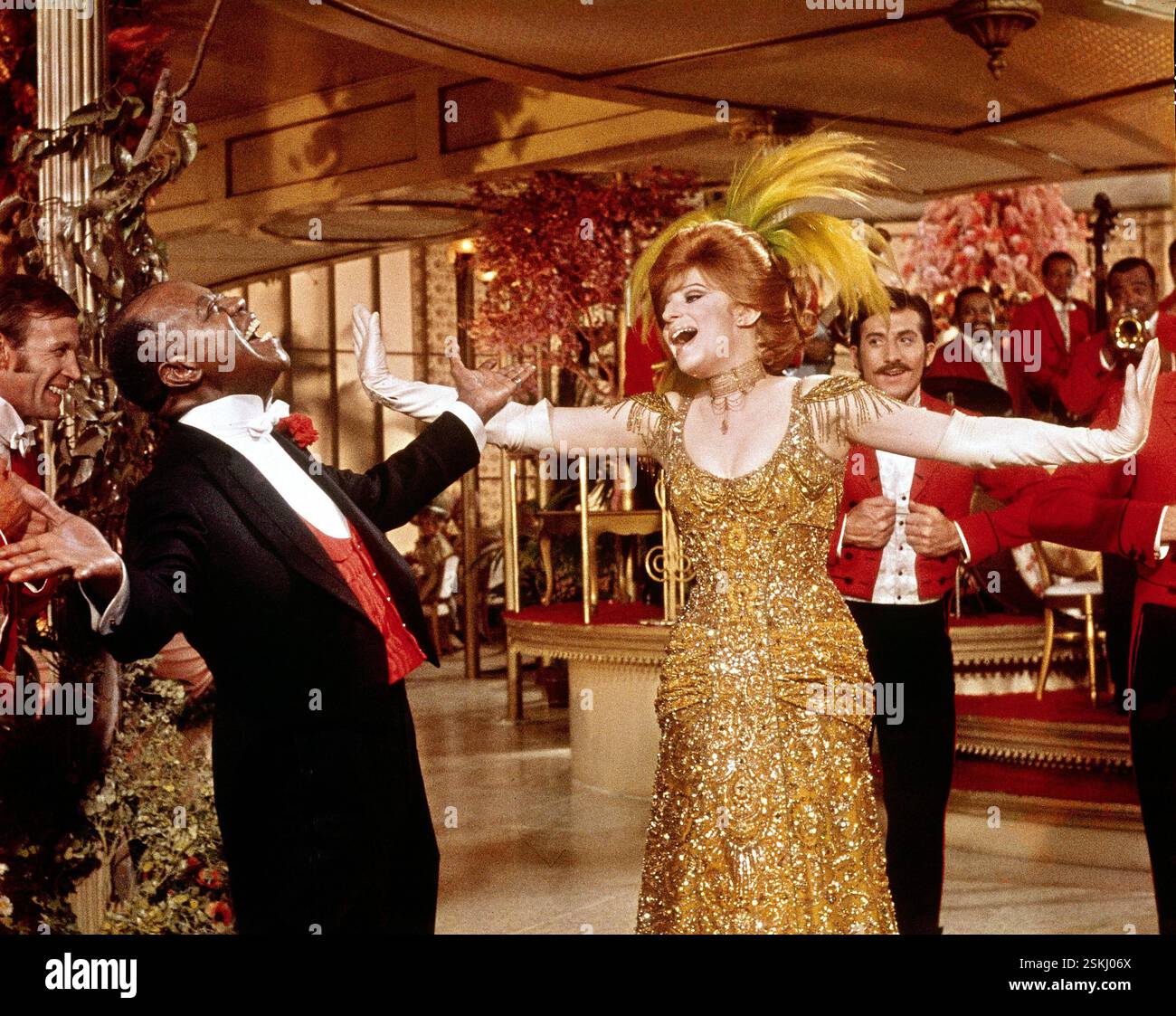 Louis Armstrong, Barbra Streisand in "Hello Dolly" 1969#Louis Armstrong ...