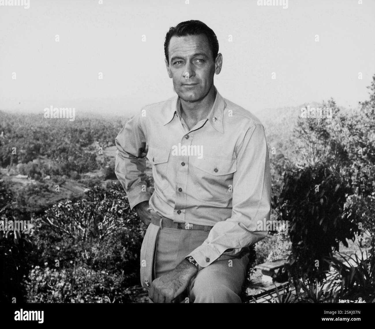 William Holden in "The Bridge on the River Kwai" 1957#William Holden in ...