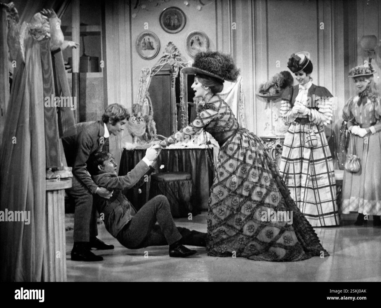 Michael Crawford, Danny Lockin, Barbra Streisand in "Hello Dolly" 1969# ...