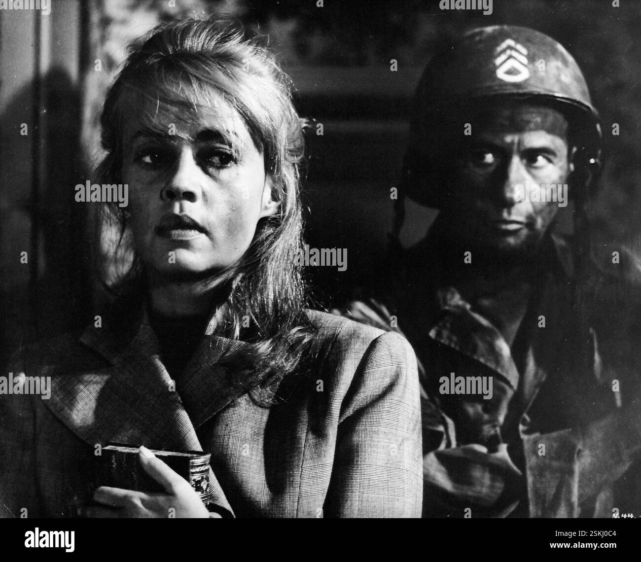 Jeanne Moreau, Eli Wallach in "The Victors" 1963#Jeanne Moreau, Eli ...